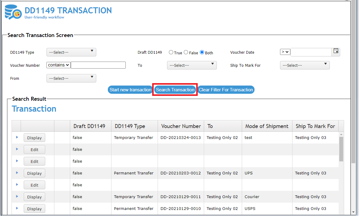 How to Ship Assets (DD1149) in eQuip.