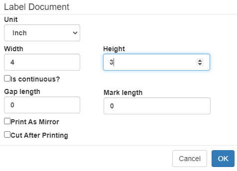 How to use the Barcode Lable Templates in eQuip.